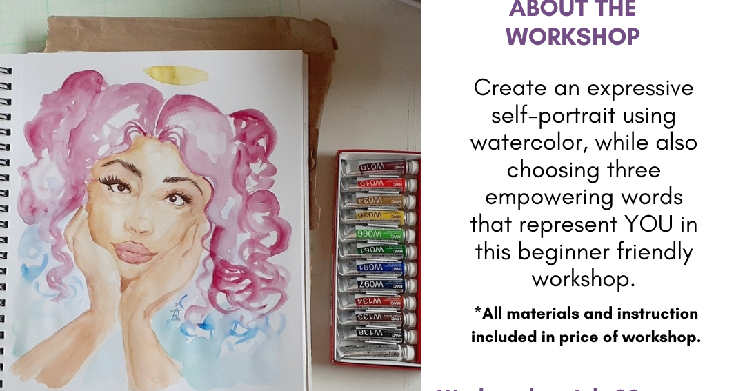 Power Portraits: A Watercolor Self-Portrait Workshop | Travel Salem